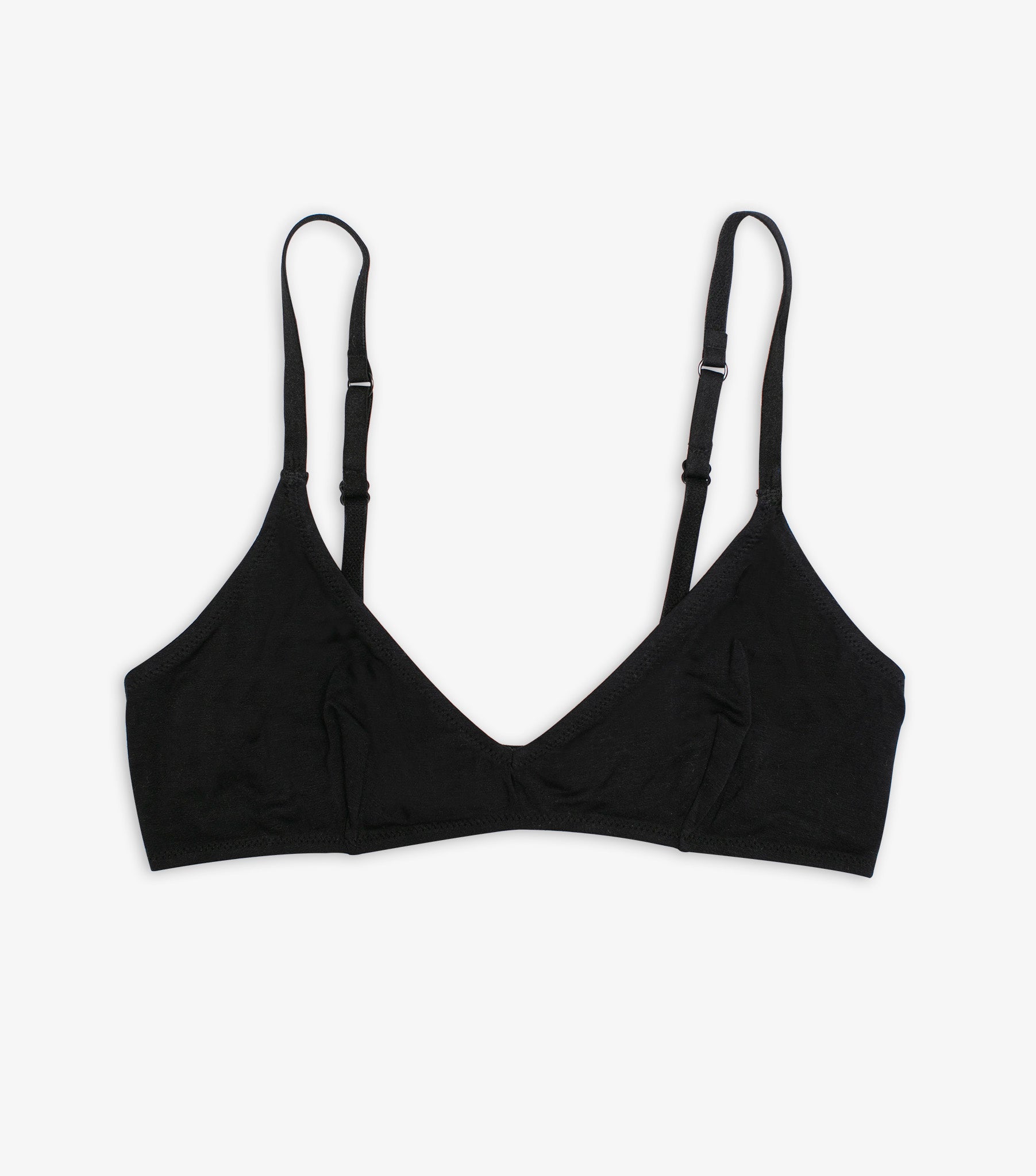 The Basics Triangle Bra - Black – NICO