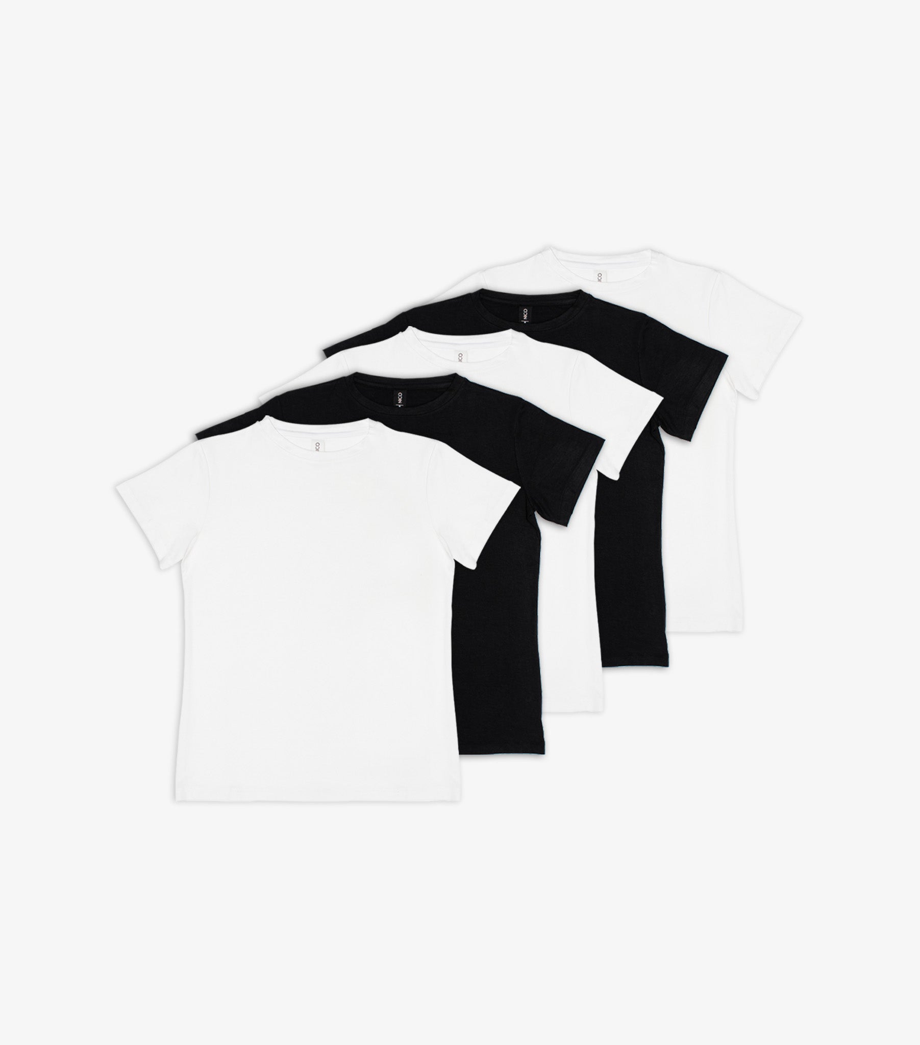 5 Pack of Crew Neck Tees - The Basics – NICO